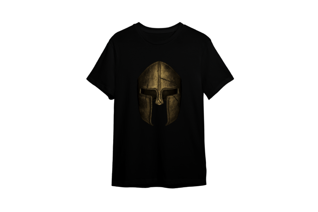 Spartan Helmet T-Shirt - Augustus Films